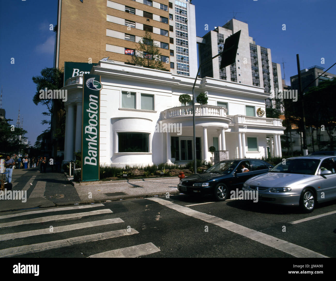 Bank Boston, Avenida Paulista, São Paulo, Brasil Stock Photo - Alamy