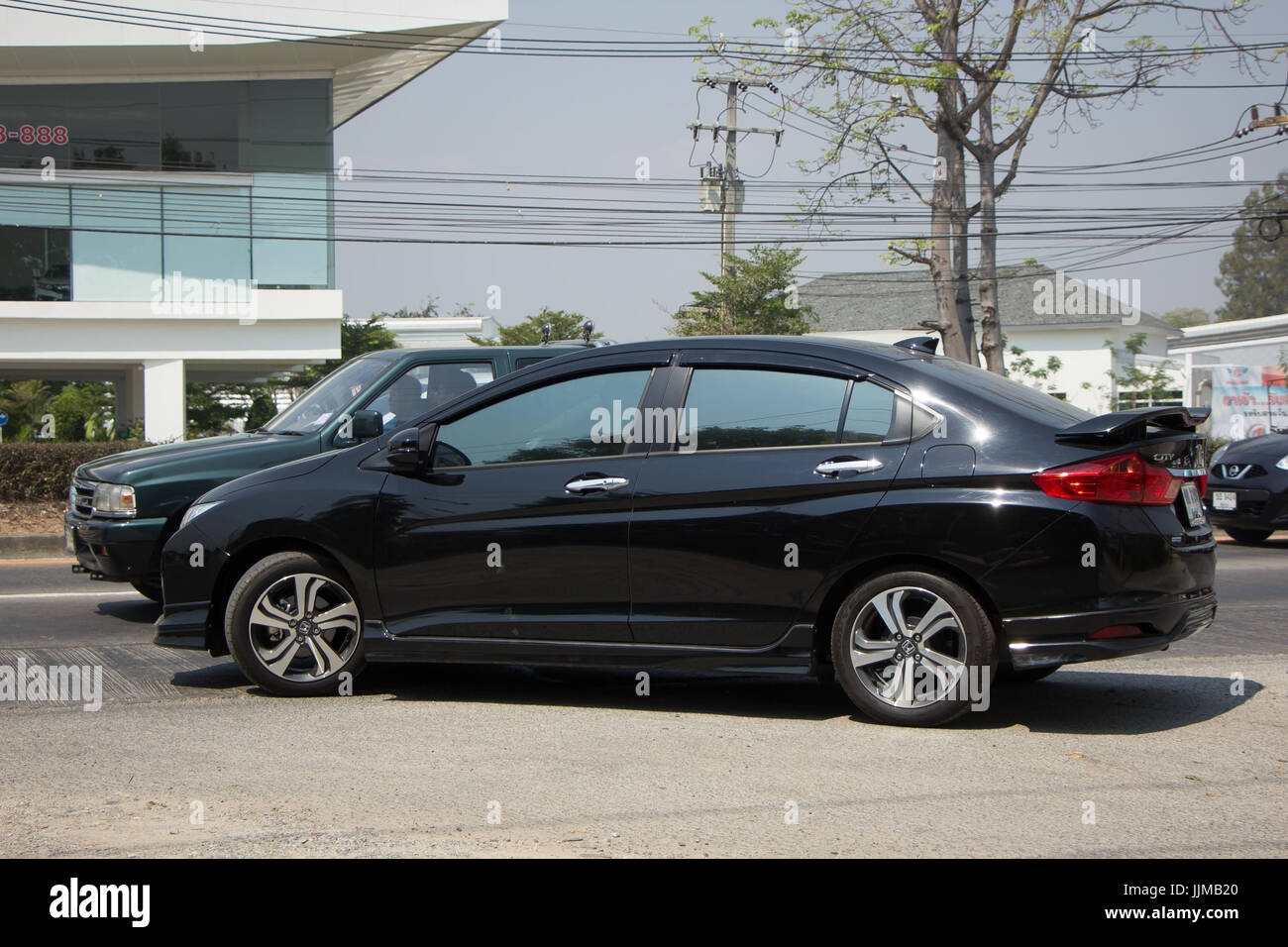 CHIANG MAI, THAILAND -MARCH 3 2017: Private Honda City Compact car ...