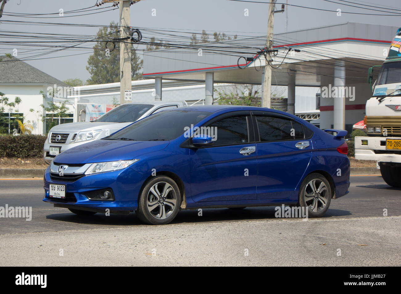 CHIANG MAI, THAILAND -MARCH 3 2017: Private Honda City Compact car ...