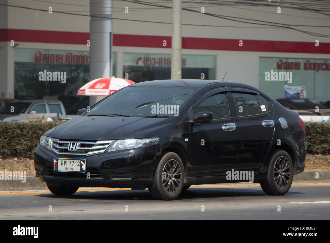 CHIANG MAI, THAILAND -MARCH 3 2017: Private Honda City Compact car ...