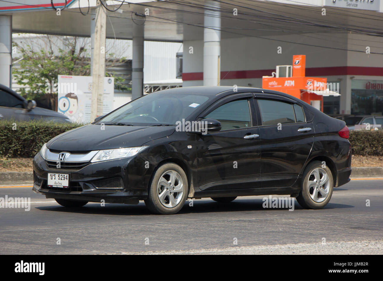 CHIANG MAI, THAILAND -MARCH 3 2017: Private Honda City Compact car ...