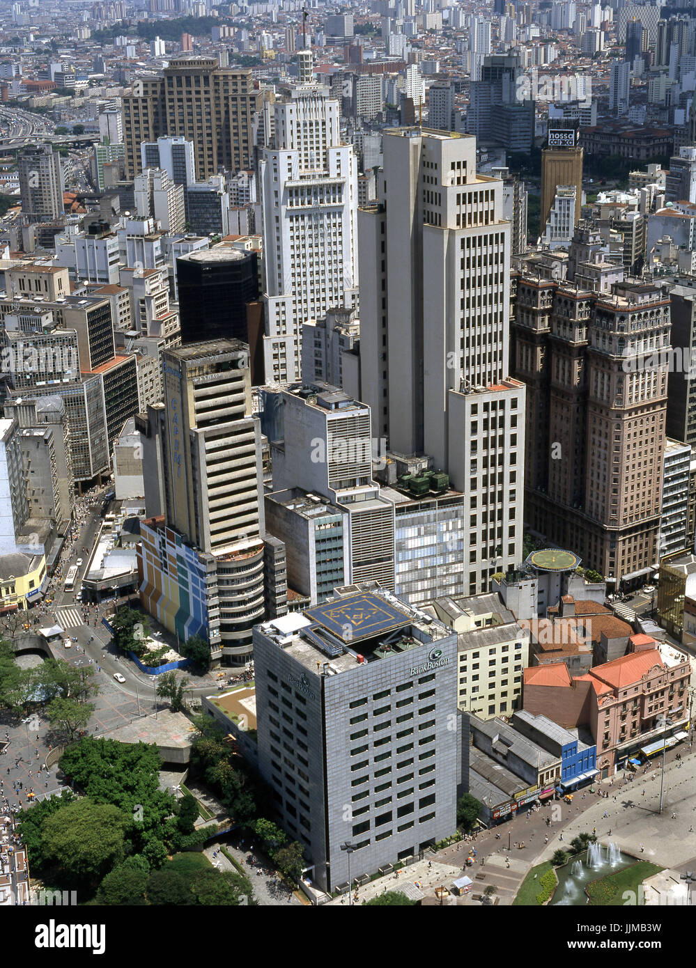 Anhangabau aerial hi-res stock photography and images - Alamy