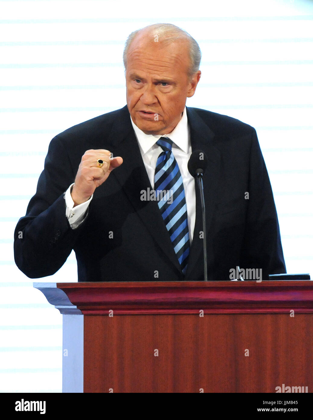 In this file photo, former United States Senator Fred Thompson ...