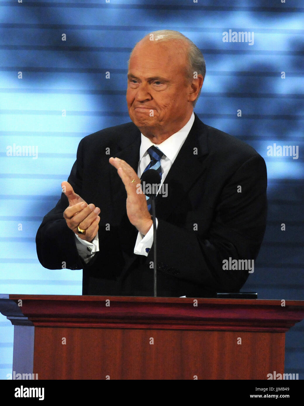 In this file photo, former United States Senator Fred Thompson ...