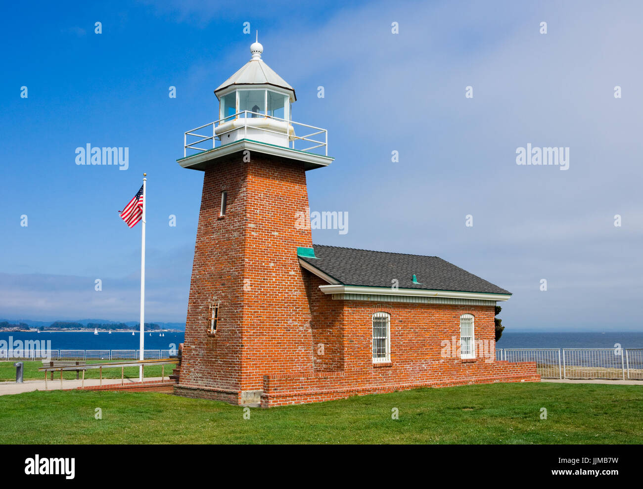 Lighthouse in Santa Cruz, California Stock Photo - Alamy