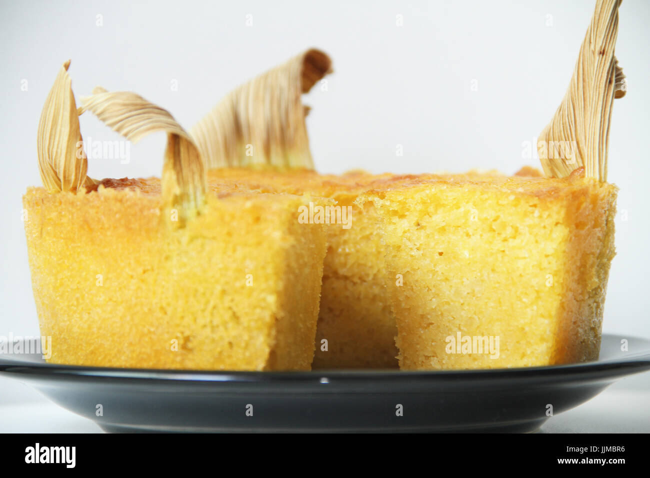 Corn cake, Sao Paulo, Brazil Stock Photo - Alamy
