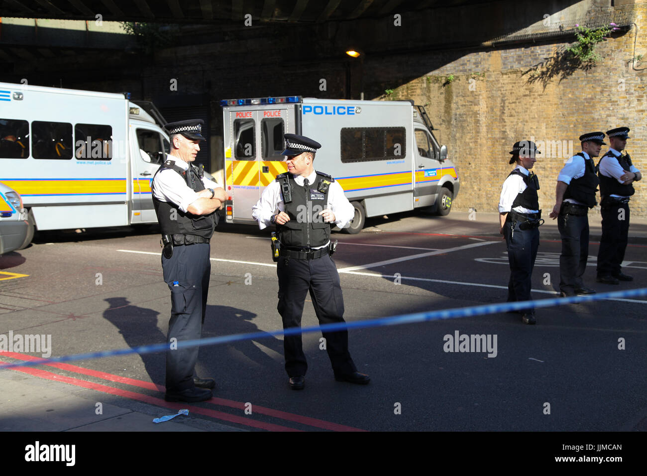 General scene near the incident. According to the Metropolitan Police ...