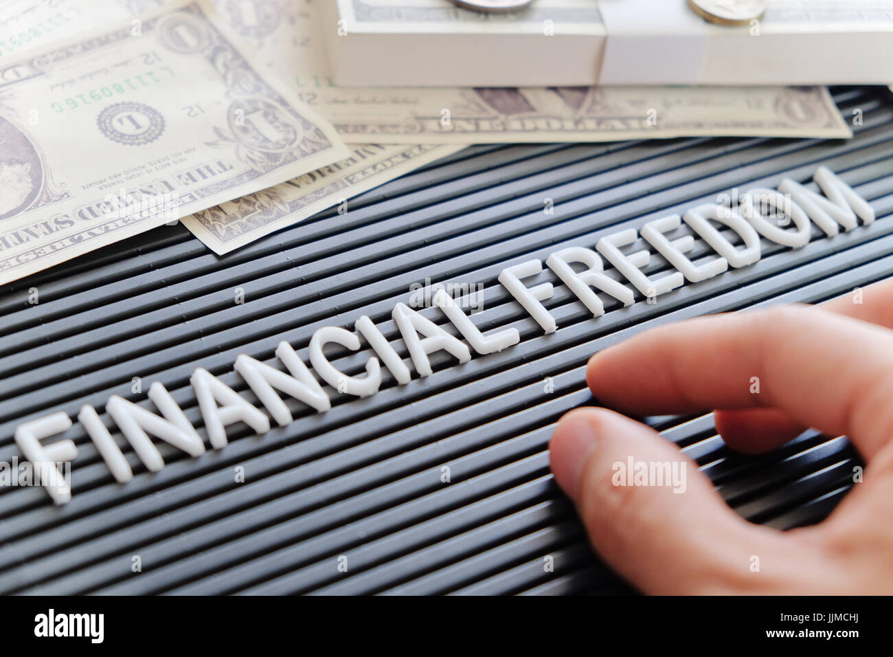 financial freedom concept background Stock Photo - Alamy