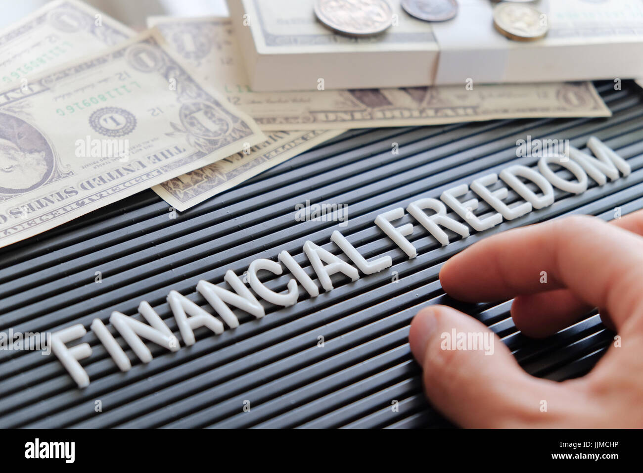 financial freedom concept background Stock Photo - Alamy