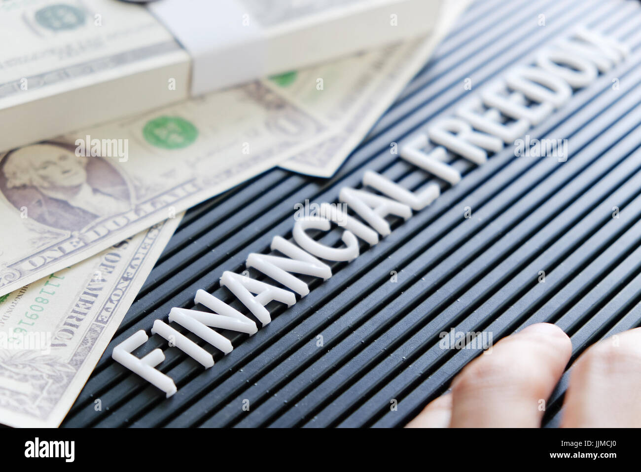 financial freedom concept background Stock Photo - Alamy