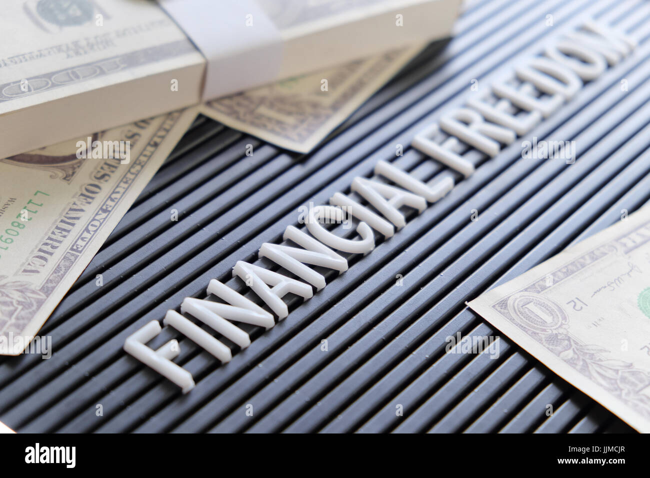 financial freedom concept background Stock Photo - Alamy