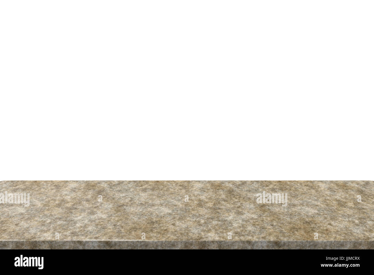 3d rendering granite countertop isolated on white Stock Photo - Alamy
