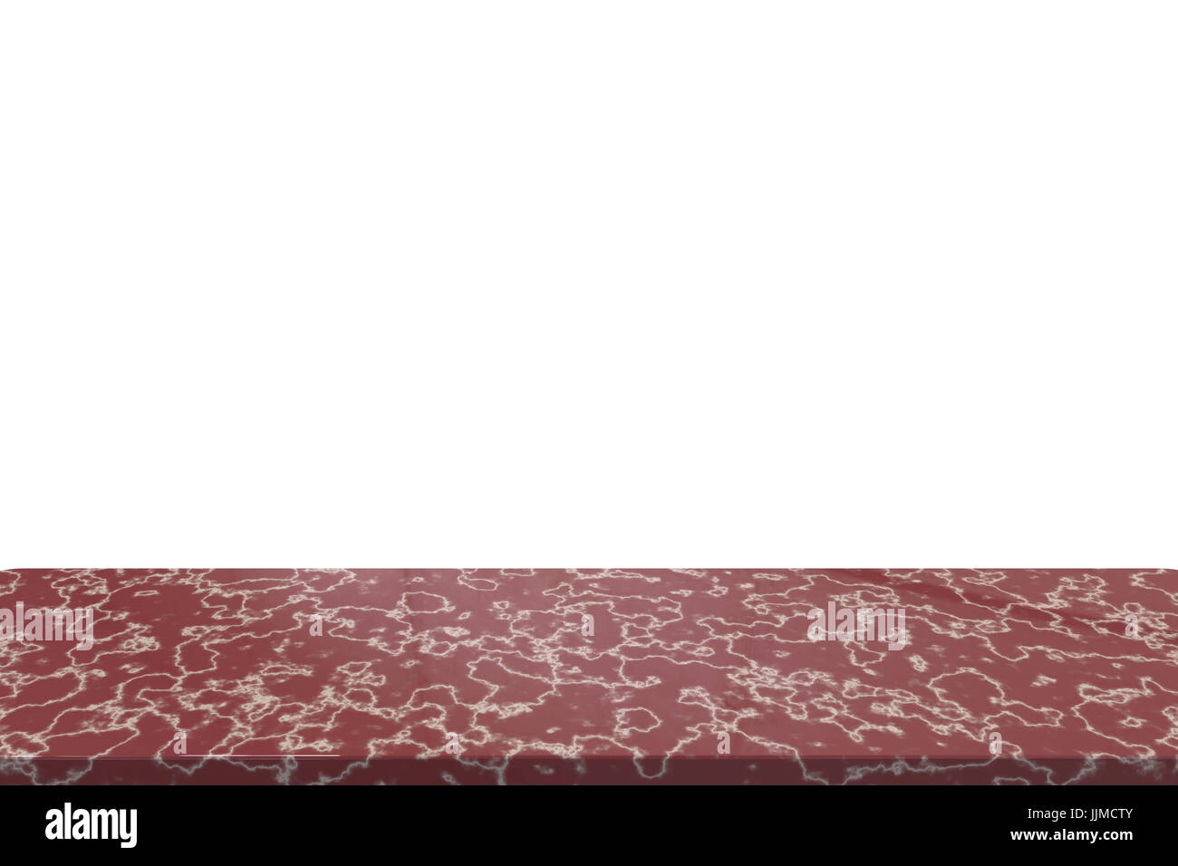 3d rendering granite countertop isolated on white Stock Photo - Alamy