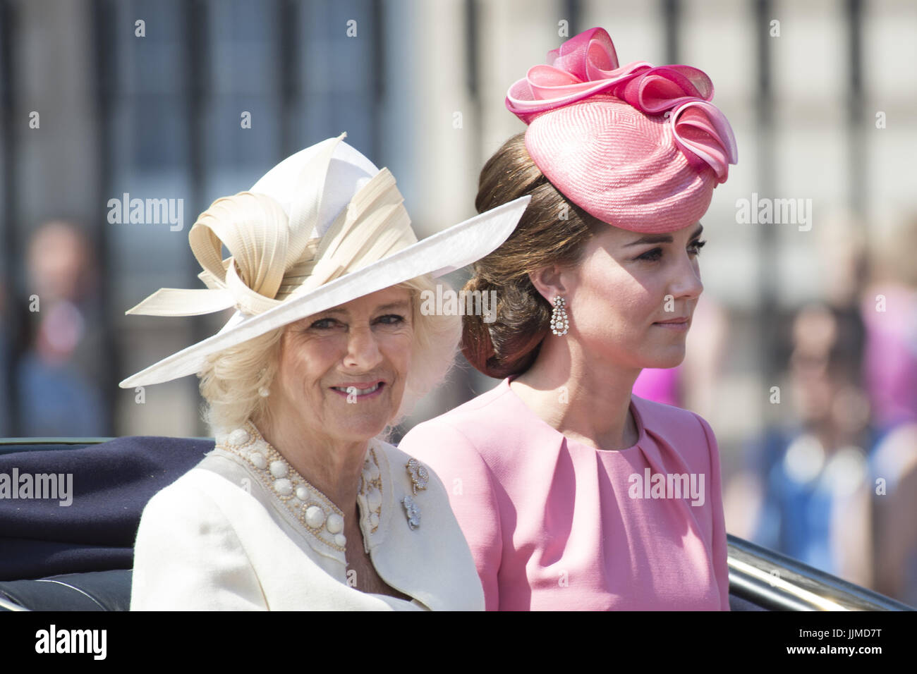 Trooping the Colour: The Queen's Birthday Parade Featuring: Camilla ...