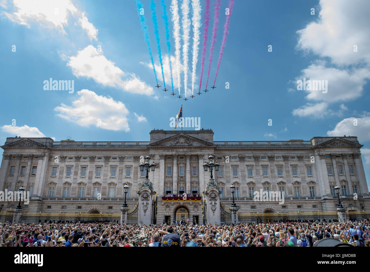 Trooping the Colour: The Queen's Birthday Parade Featuring: Red Arrows ...
