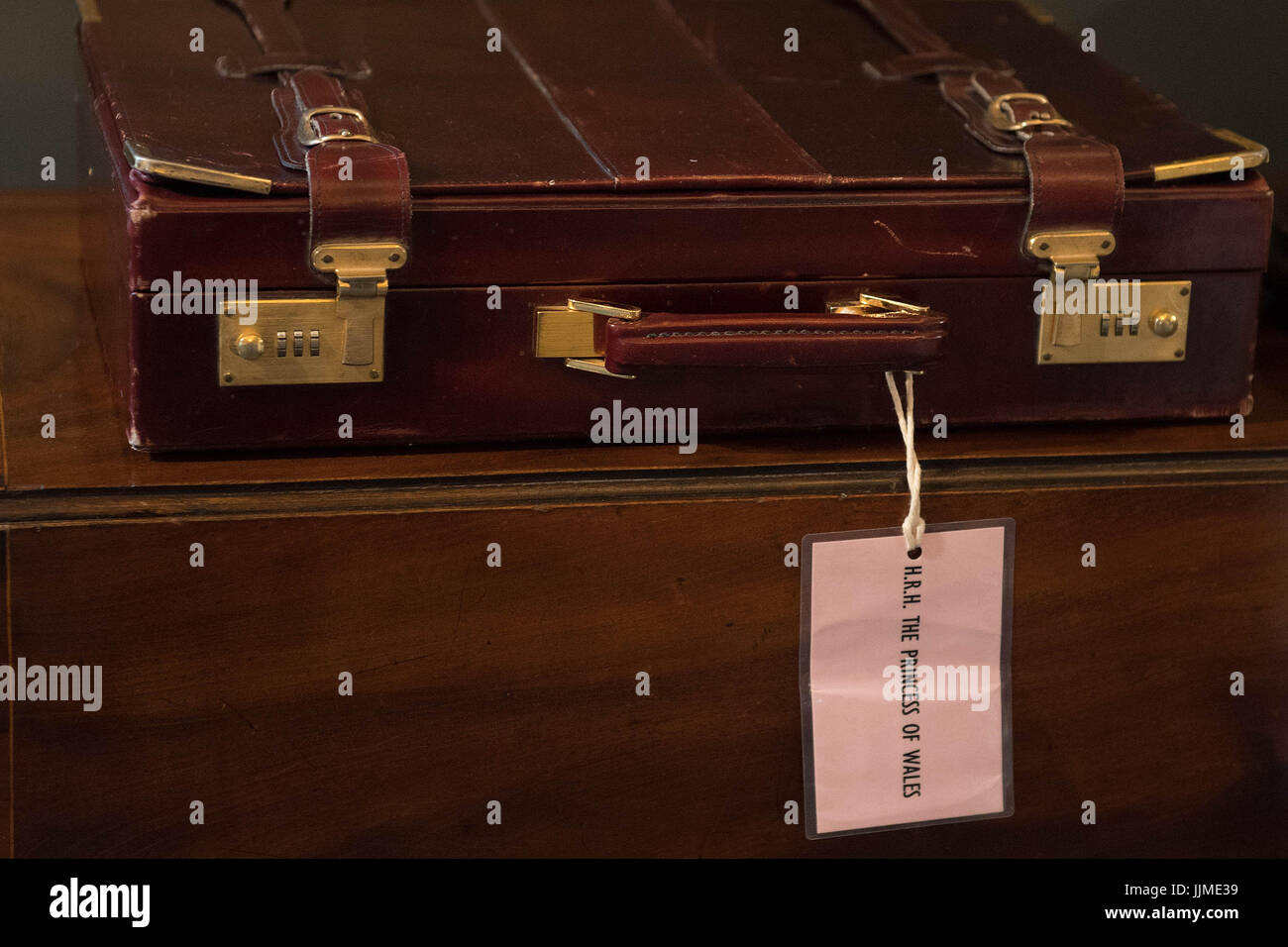 Embargoed to 0001 Friday July 21 Items on the desk from the Kensington ...