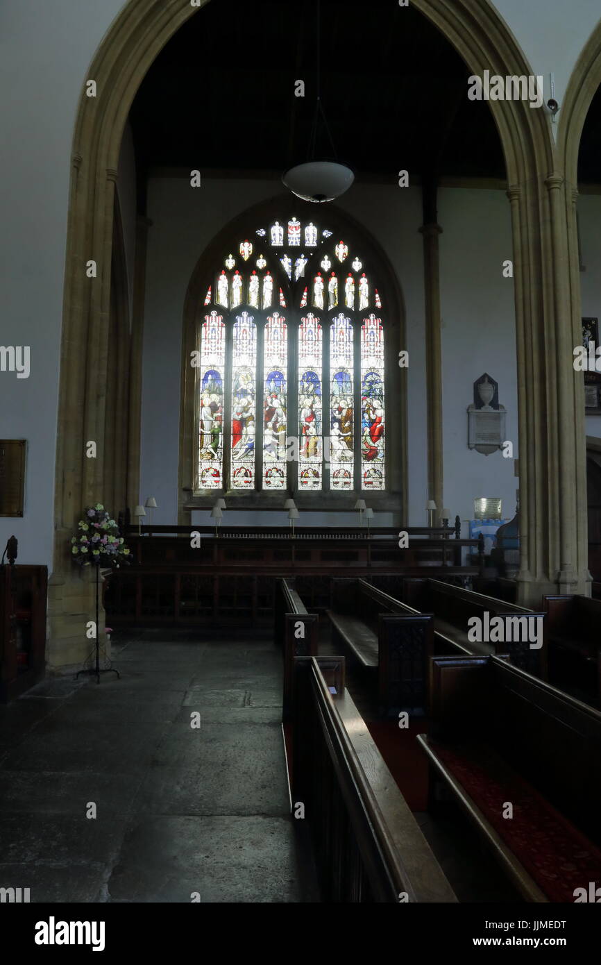Interior of church,Crewkerne,Somerset,UK Stock Photo - Alamy