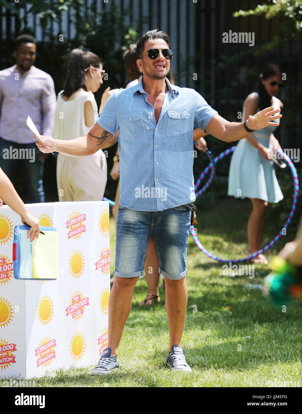 Peter Andre filming outside ITV Studios Featuring: Peter Andre Where ...