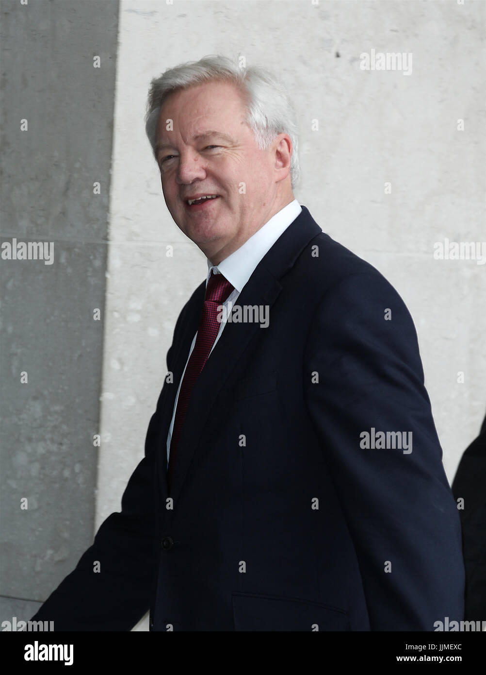 Secretary of state for exiting the European Union David Davis MP ...