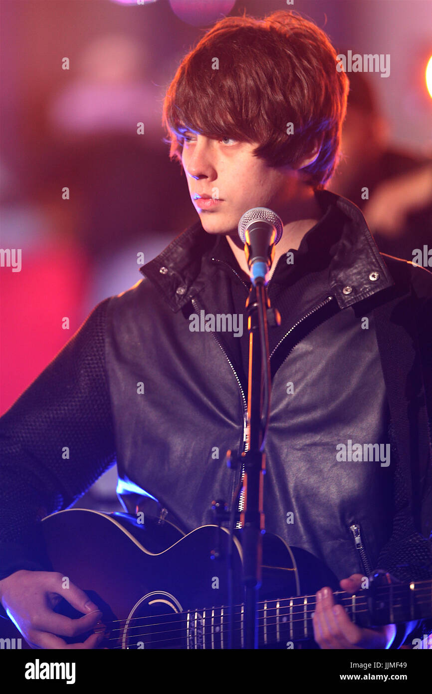 Jake Bugg seen at the BBC One Show at the BBC studios on 21st, Apr ...