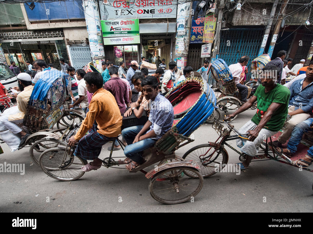 Bangladeshi rickshaws hi-res stock photography and images - Alamy