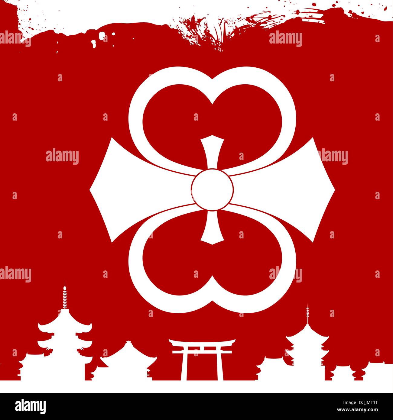 Japanese culture symbolic ornaments Stock Vector Image & Art - Alamy