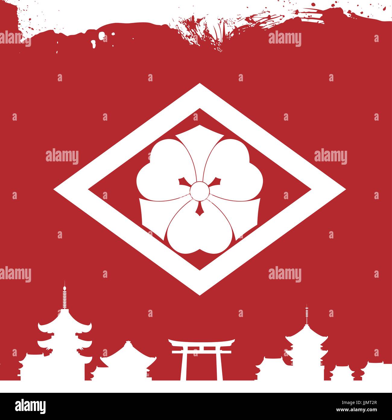 Japanese culture symbolic ornaments Stock Vector Image & Art - Alamy