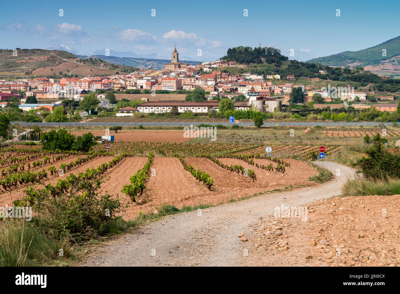 00:02 | 00:08 1× Vineyards with village Navarrete in the background, La ...
