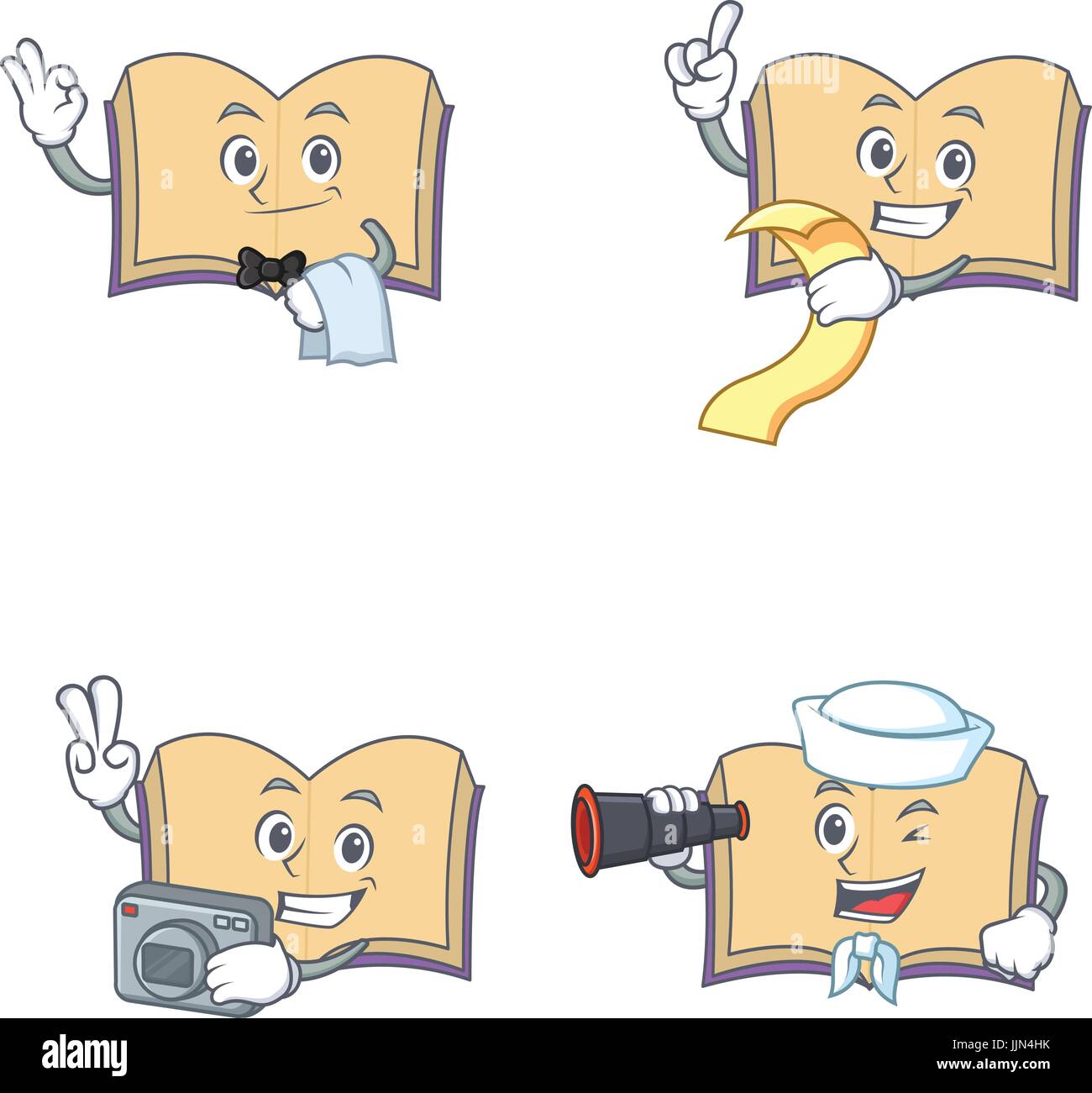 Book icon menu open hi-res stock photography and images - Alamy