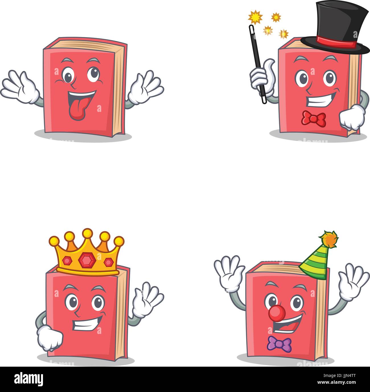 King clown cartoon illustration hi-res stock photography and images - Alamy