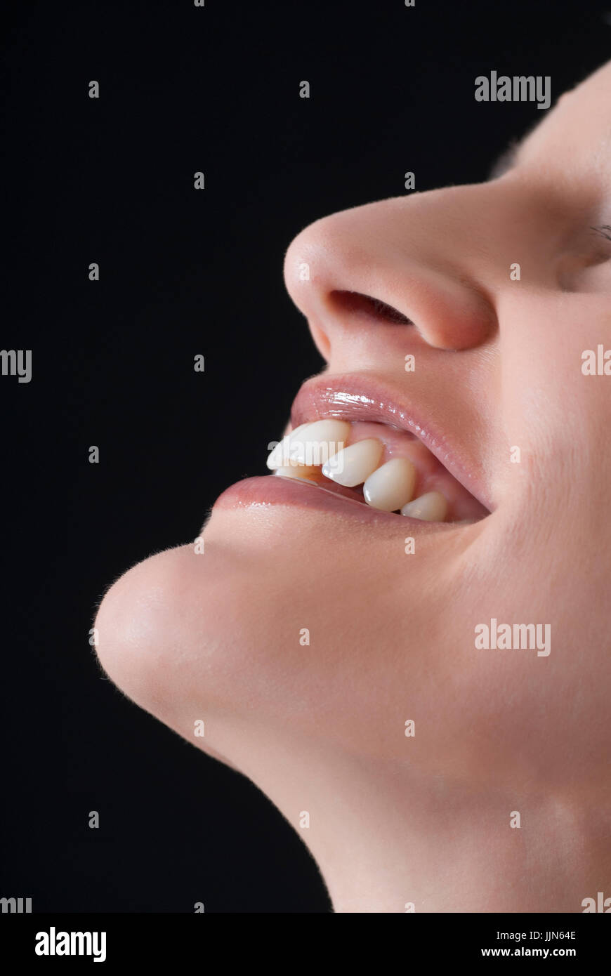 Woman's profile nose hi-res stock photography and images - Alamy
