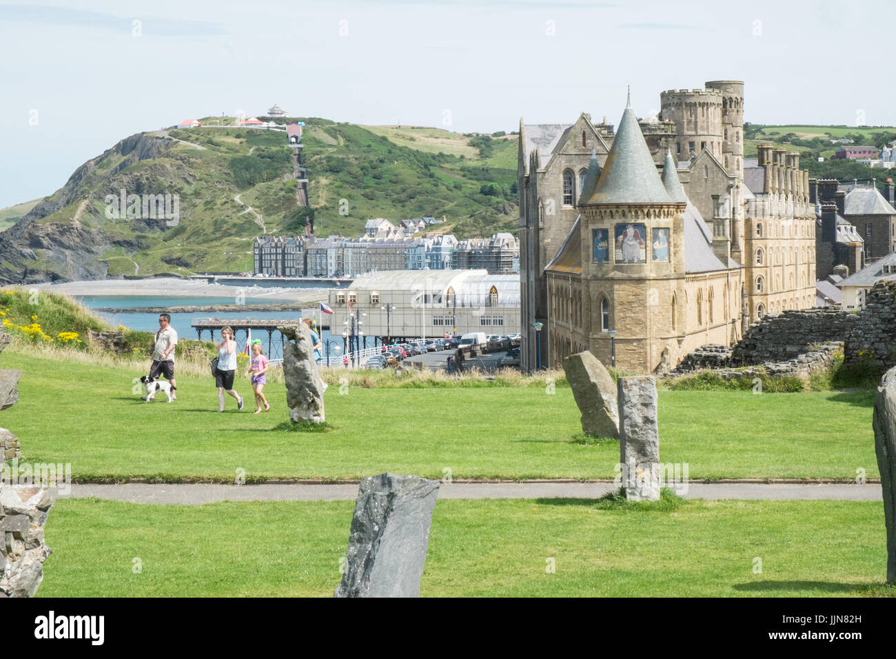 Aberystwyth Castle,North,Tower,castle,fort,fortress,grounds,Grade 1 ...