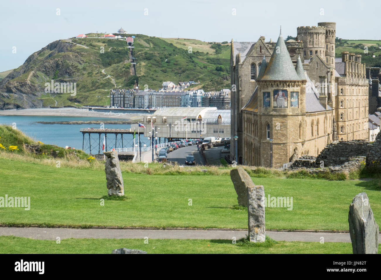 Aberystwyth Castle,North,Tower,castle,fort,fortress,grounds,Grade 1 ...
