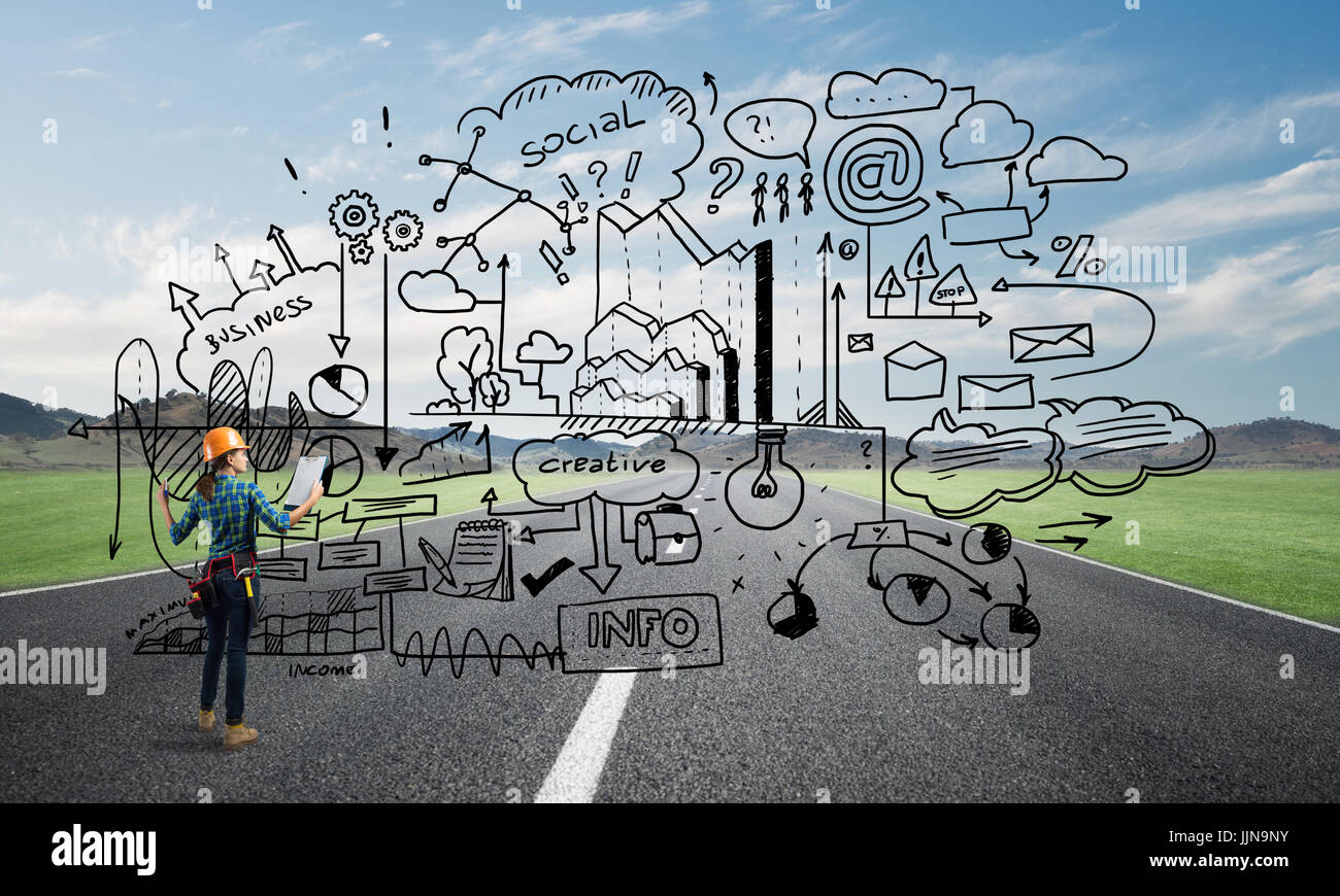 Industrial construction and maintenance Stock Photo - Alamy