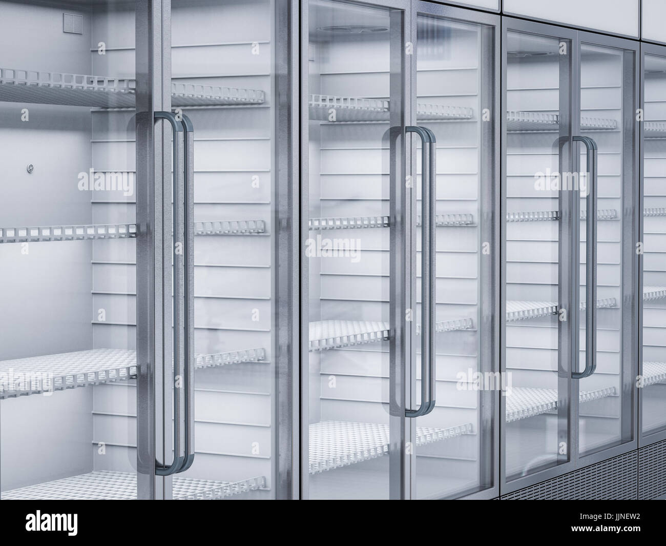 Empty store freezer hi-res stock photography and images - Alamy