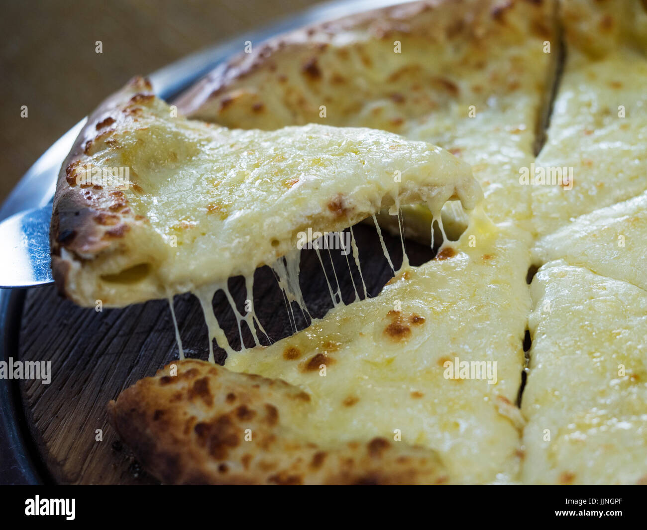 Georgian cuisine - Megrelian khachapuri Stock Photo - Alamy