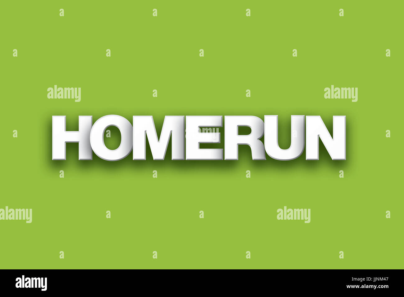 The word homerun concept written in white type on a colorful background ...
