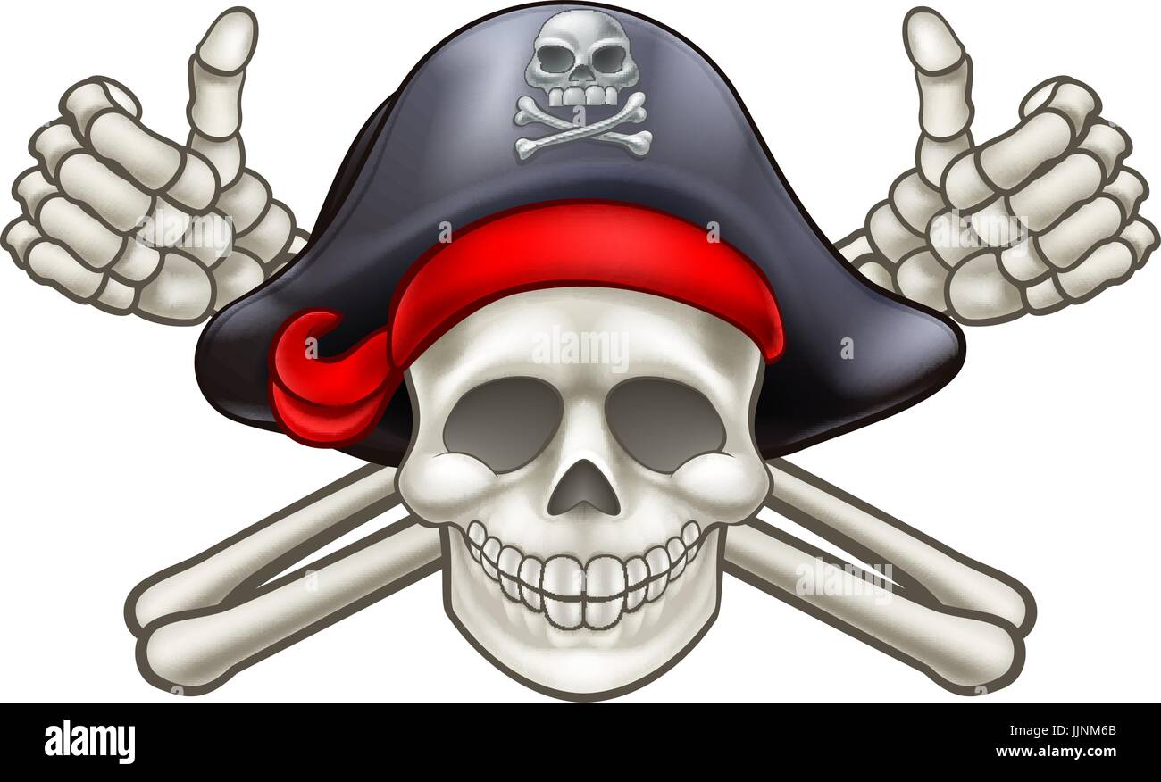 Pirate Skull and Crossbones Stock Vector Image & Art - Alamy