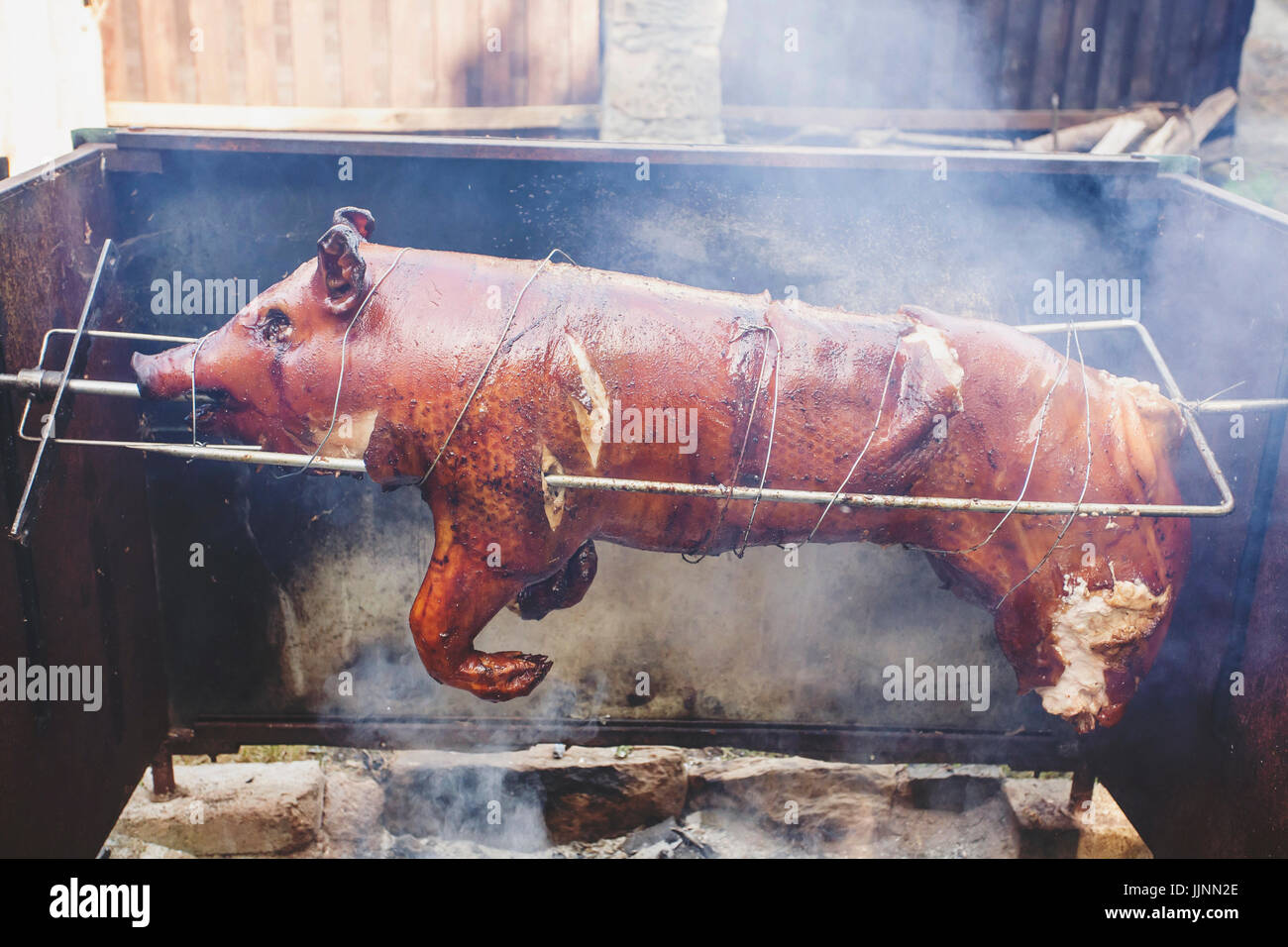 Open roast hi-res stock photography and images - Alamy