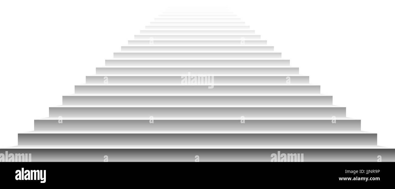 Stairs isolated on white background. Steps. Vector illustration art ...