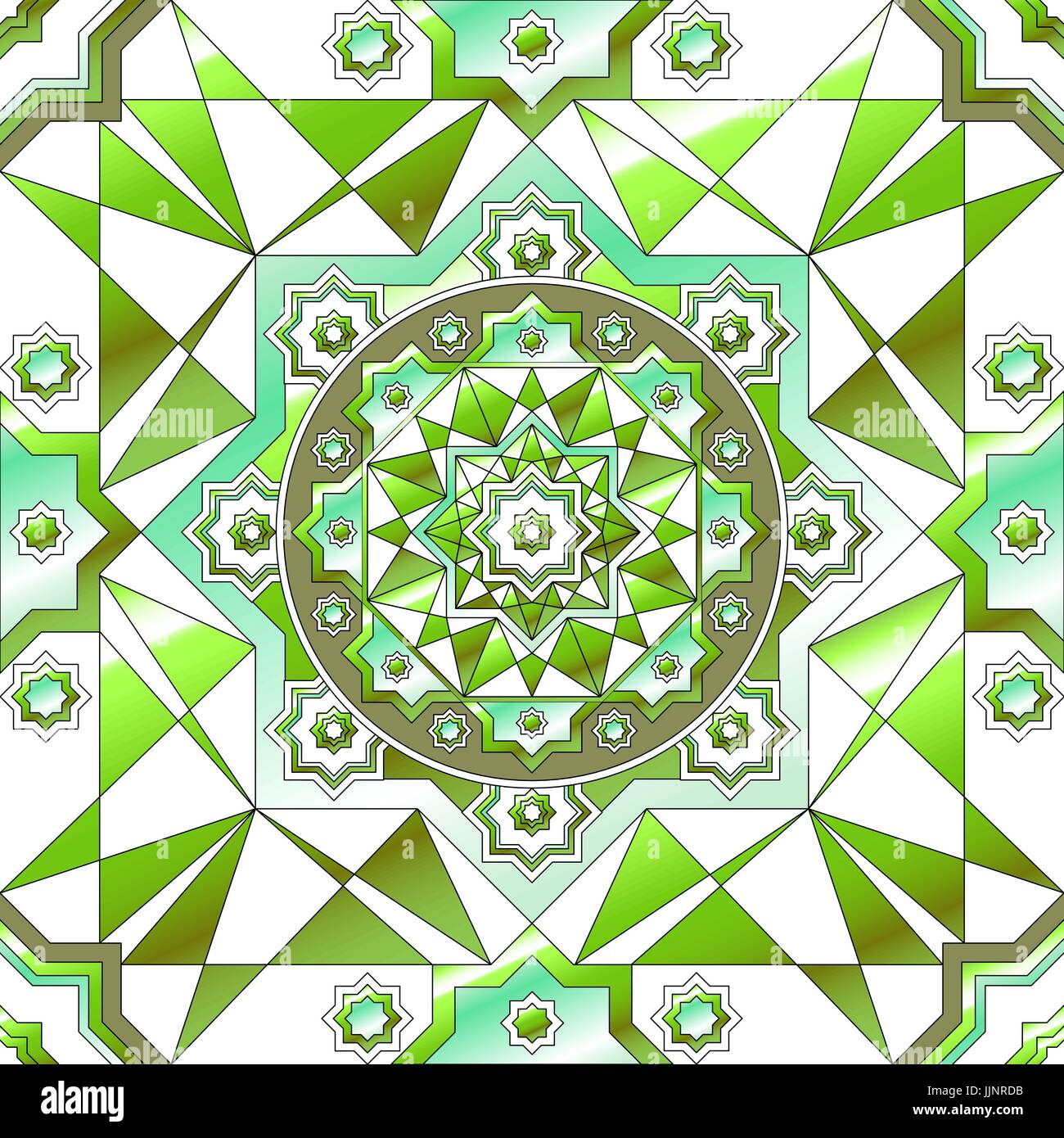 arabic Embossed vintage classic seamless geometric pattern art Stock ...