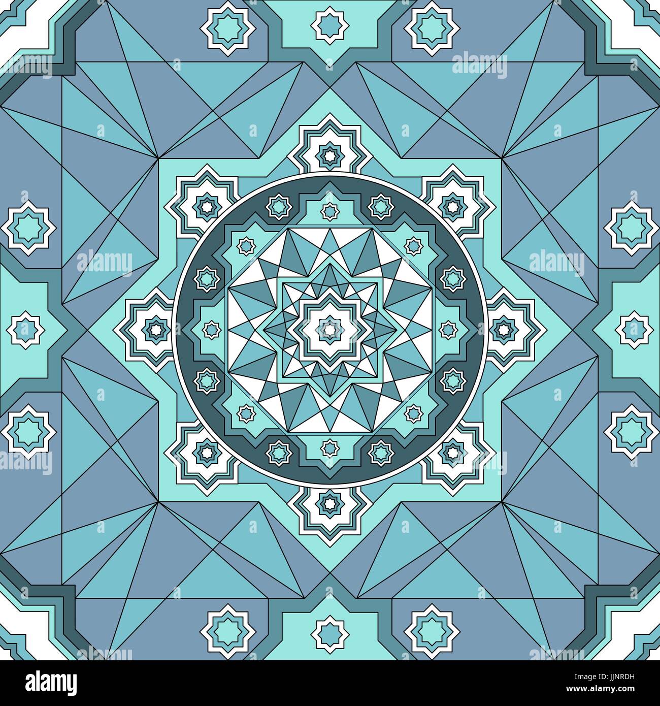 Background with Islamic Seamless Pattern. Vector illustration art Stock ...