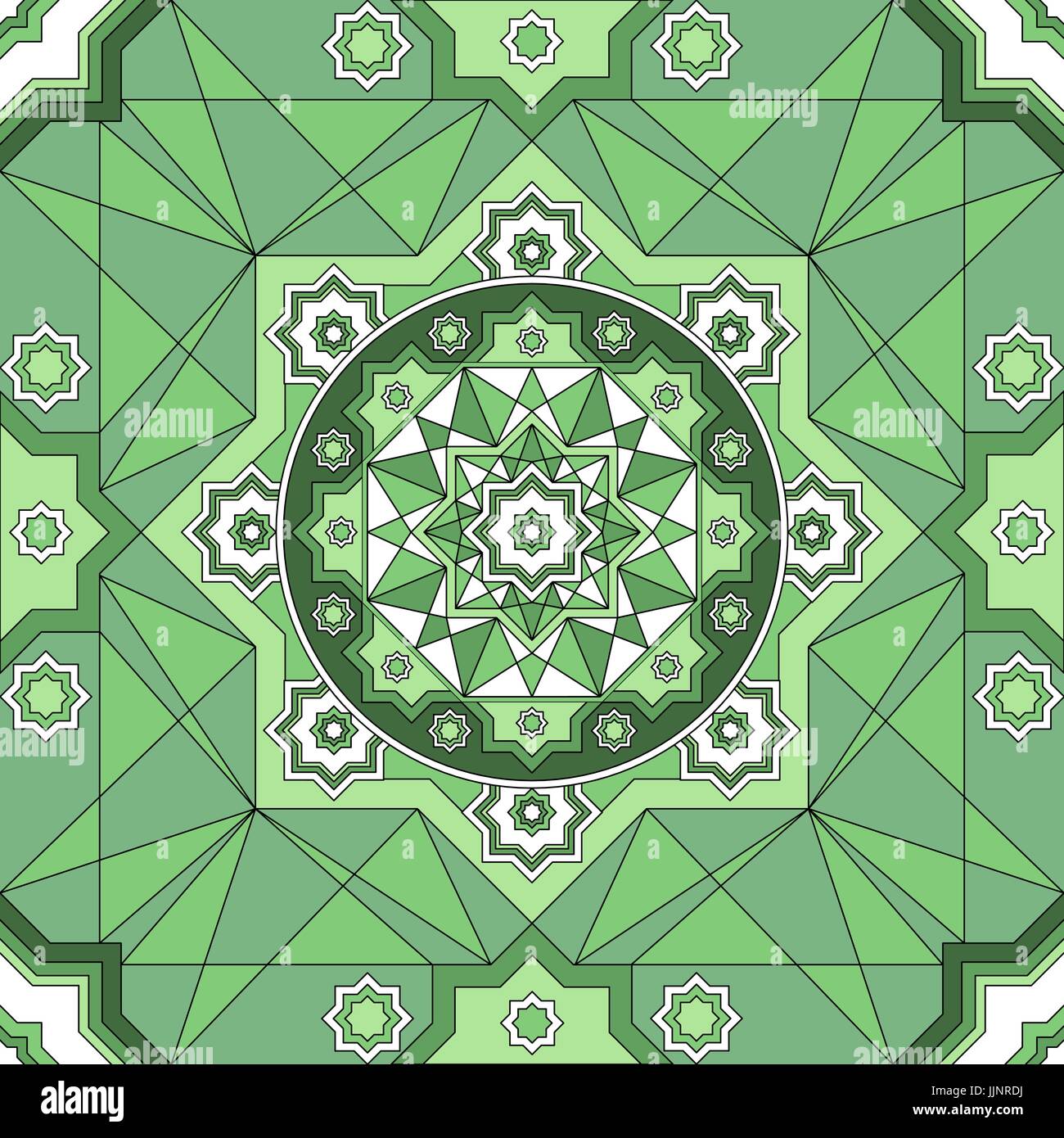 arabic Embossed vintage classic seamless geometric pattern art Stock ...