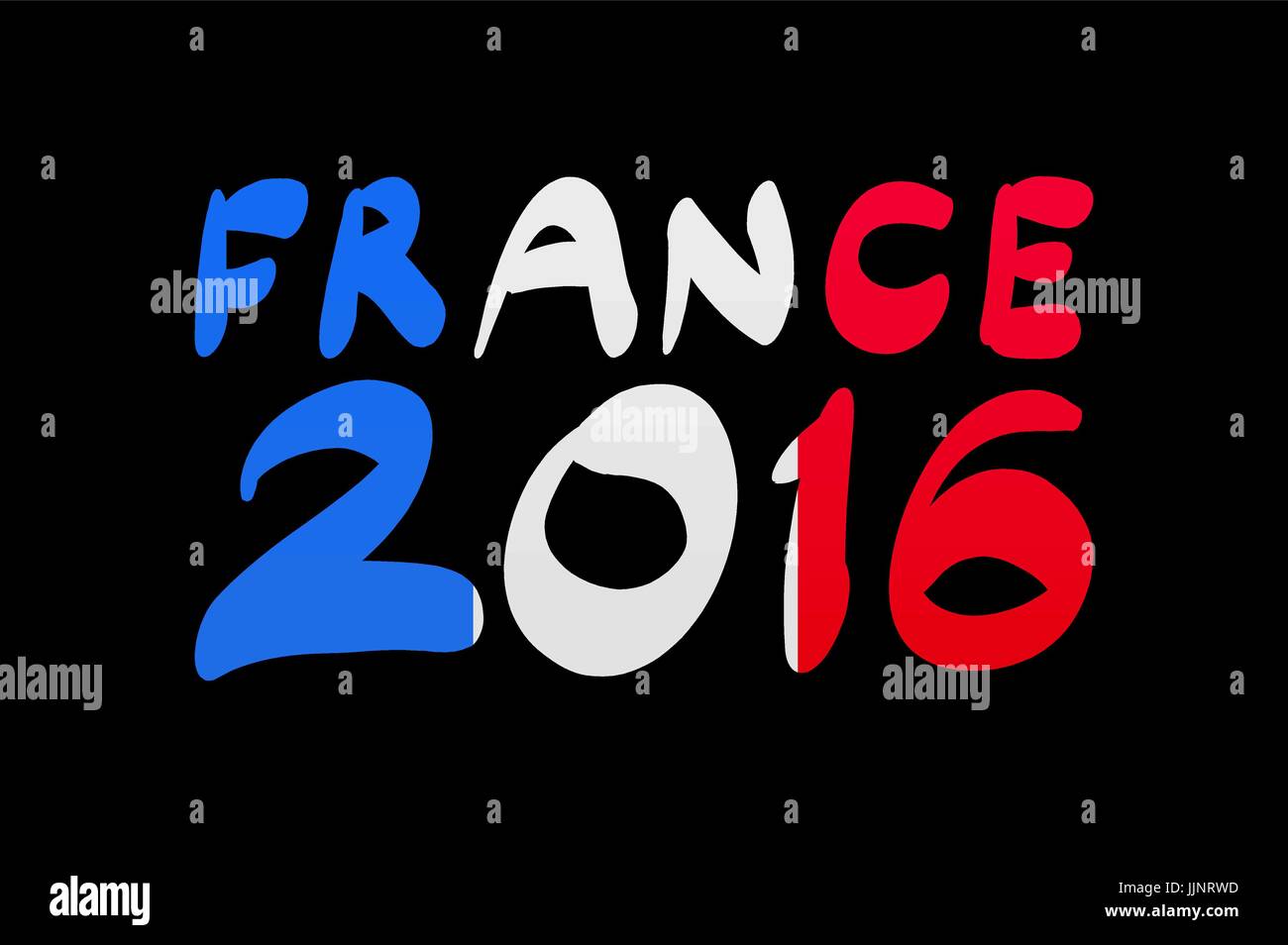 Flag France lettering vector 2016 art Stock Vector Image & Art - Alamy