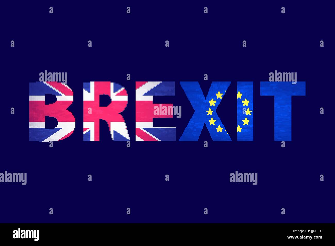 Brexit Text Isolated. United Kingdom exit from europe relative image ...