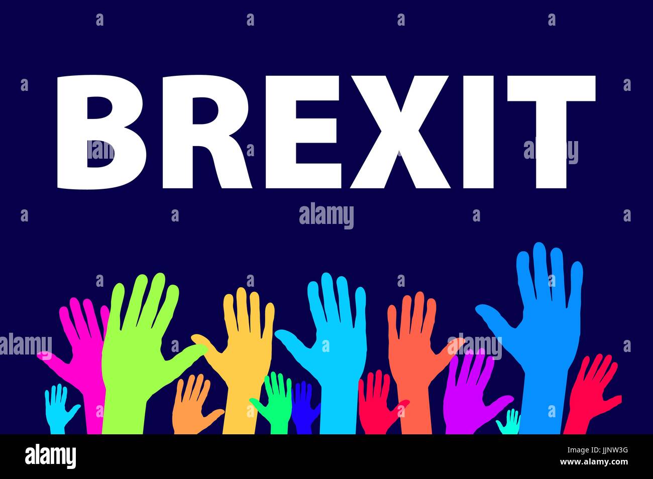 Brexit Text Isolated art vector colorfull hand Stock Vector Image & Art ...