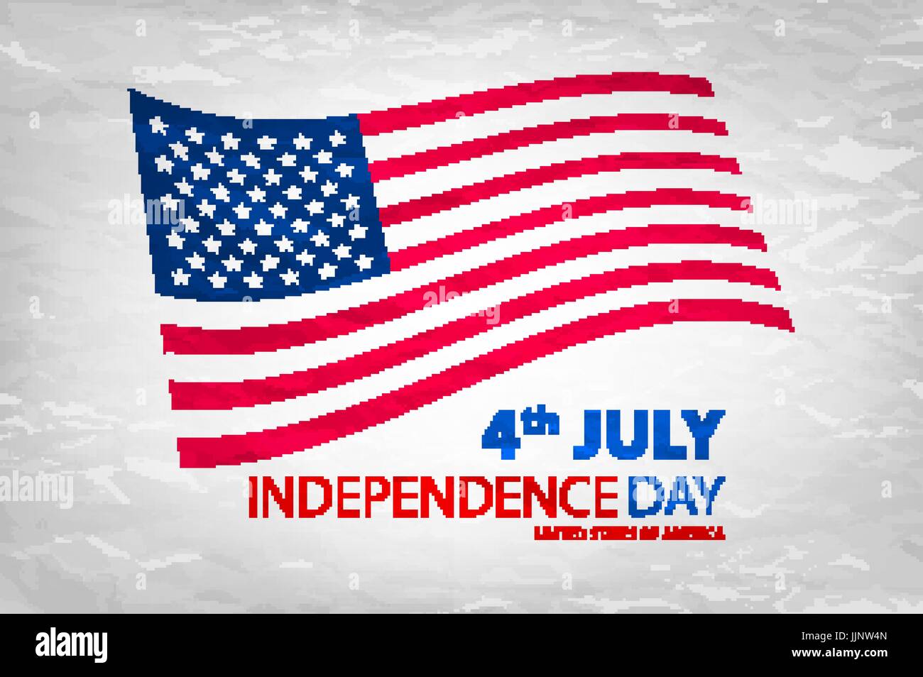 Happy independence day United States of America, 4th of July card with ...