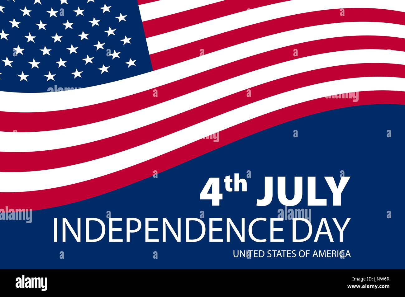 Independence day American signs hanging with chain, vector illustration ...