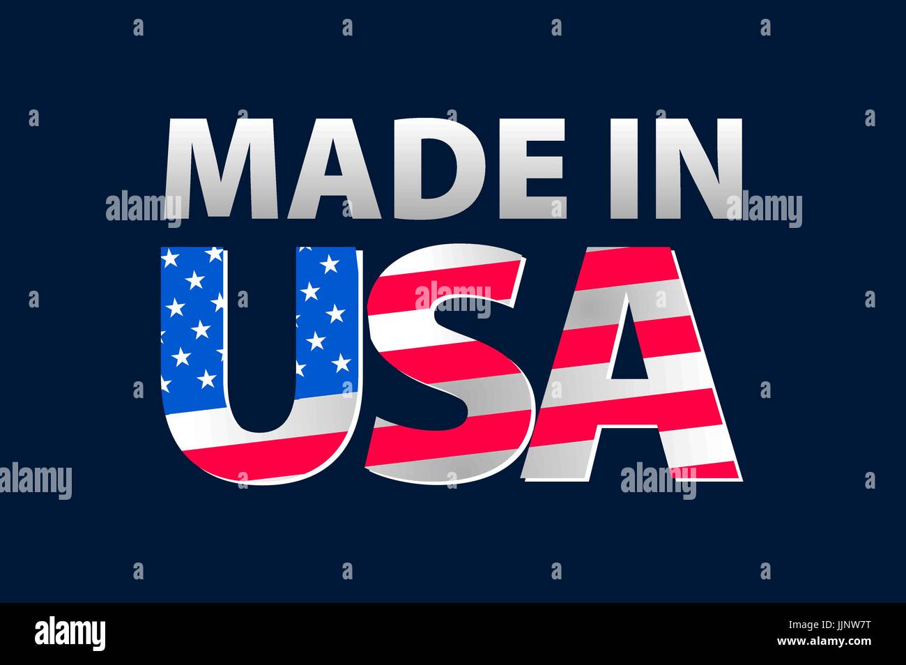 Vector Made in the USA logo vector art Stock Vector Image & Art - Alamy