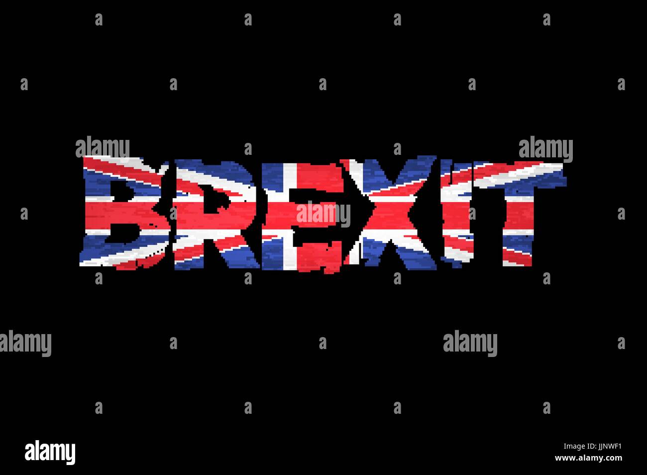 Brexit concept image Stock Vector Images - Alamy